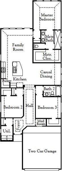 Kimble, 2907 Orchard Park Ln, Heartland, TX 75114 - New Construction Plan