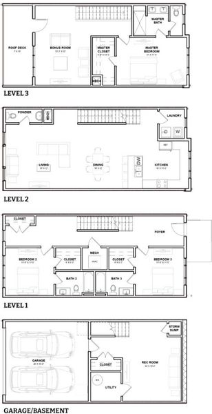 Delta, 611 Live Life Ln, Nashville, TN 37207 - New Construction Plan