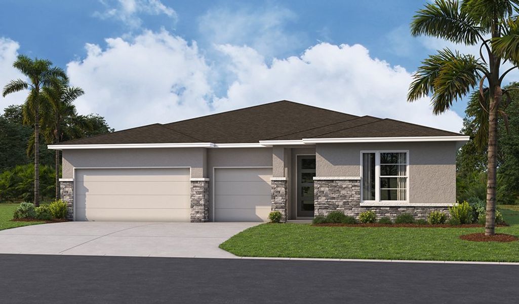 Darius, 2029 Hammock Trace Dr, Parrish, FL 34219 - New Construction Plan