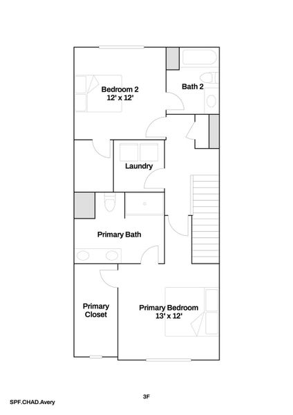 Avery, 251 Nesbitt Ln, Nashville, TN 37115 - New Construction Plan