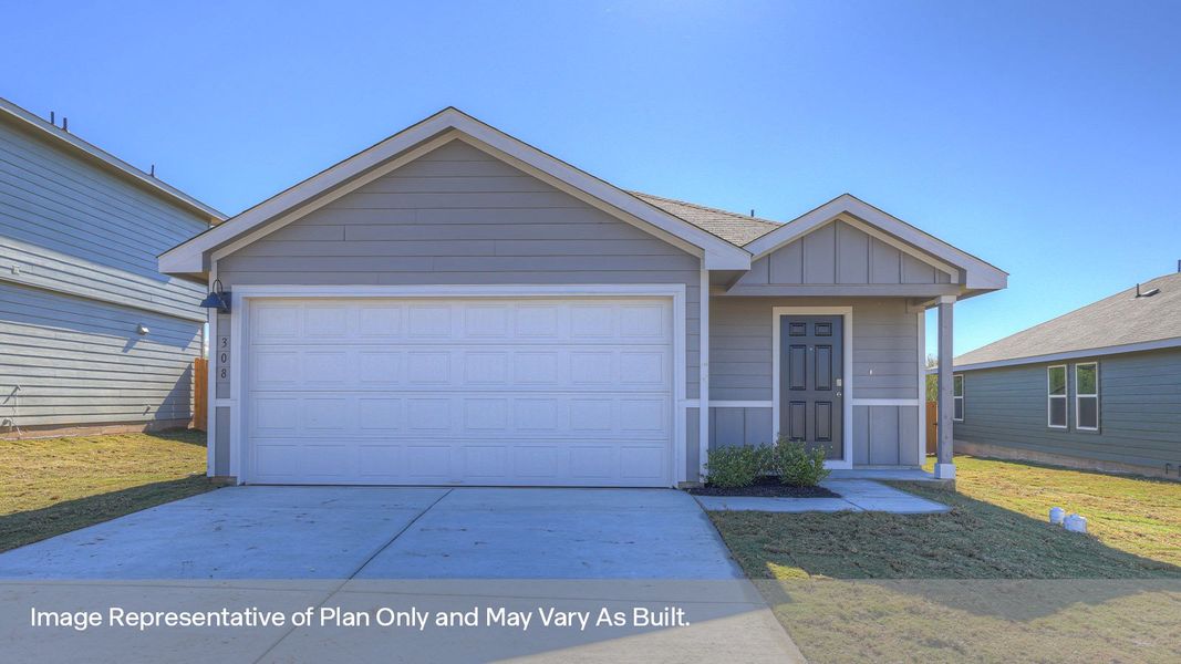 The Caprock, 336 Bollinger Blvd, Maxwell, TX 78656 - New Construction Plan