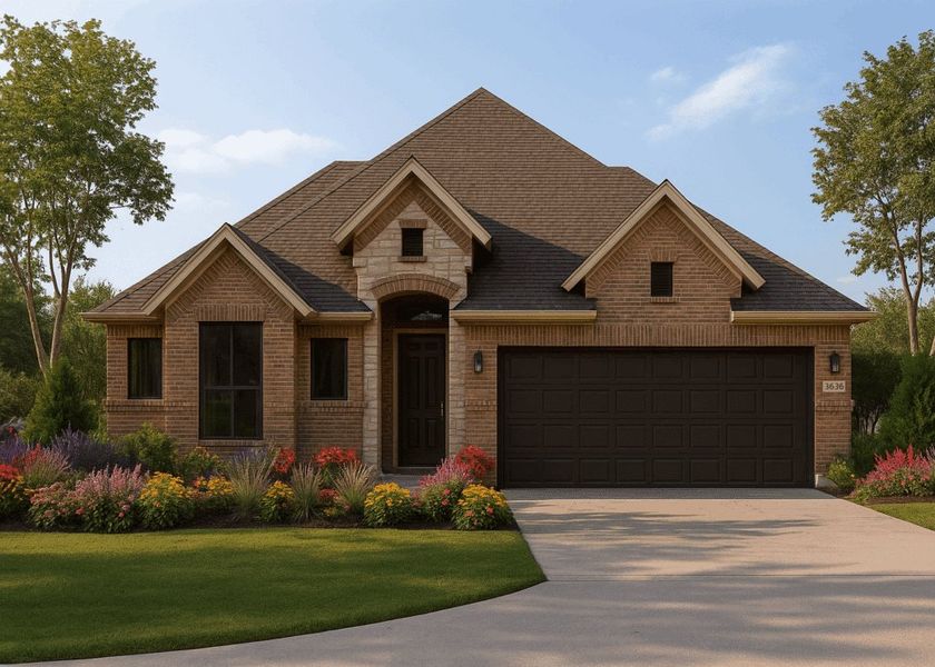 The Jason, 1312 Tanbark Dr, Kaufman, TX 75142 - New Construction Plan