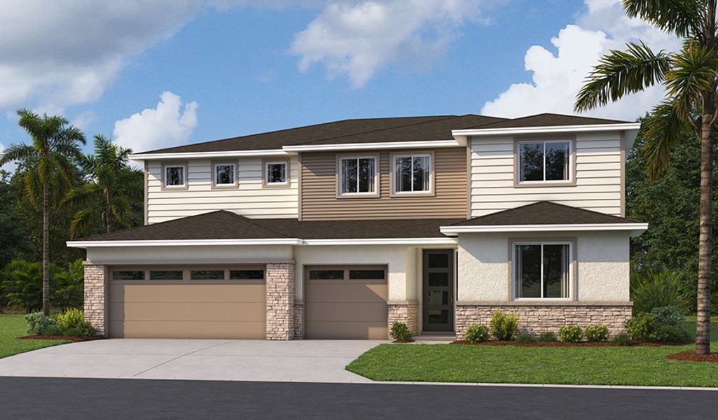 Dayton, 2029 Hammock Trace Dr, Parrish, FL 34219 - New Construction Plan